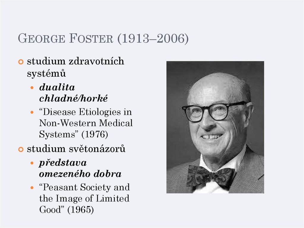 Antropologie akulturace - online presentation