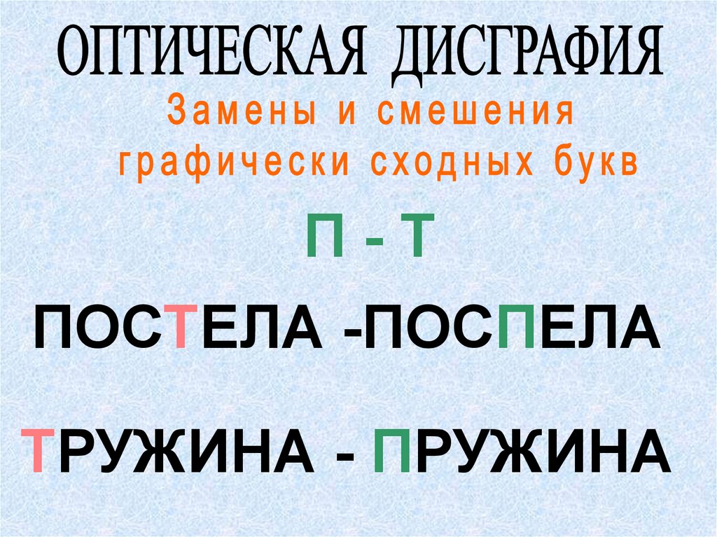 Дисграфия - презентация онлайн