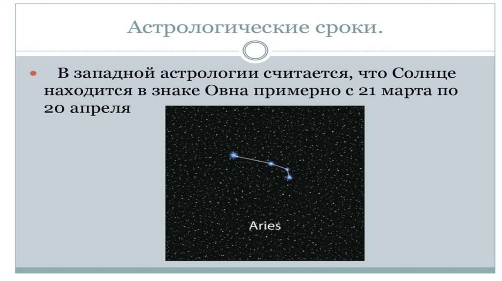 Овен. Символ для Овна - online presentation
