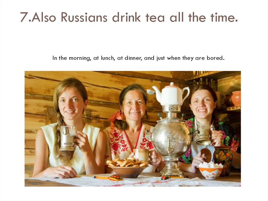 Culture Characteristics of Russian - презентация онлайн