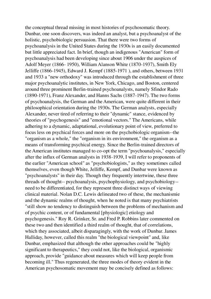 Helen Flanders Dunbar (1902 – 1950) important early figure in U.S ...