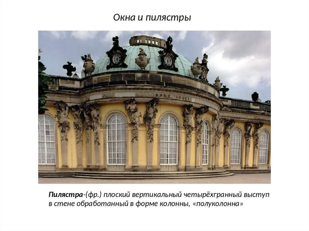 Важнейшие архитектурные элементы здания 7 класс презентация онлайн