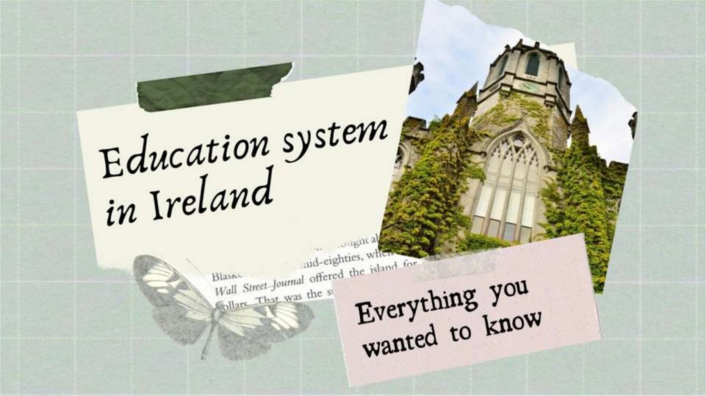 Education system in Ireland - презентация онлайн