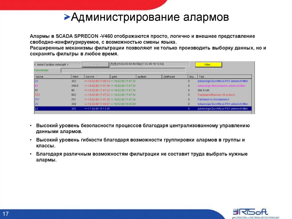 Scada sprecon-v460 - презентация онлайн