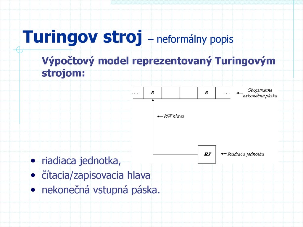 Teoretické základy informatiky - online presentation
