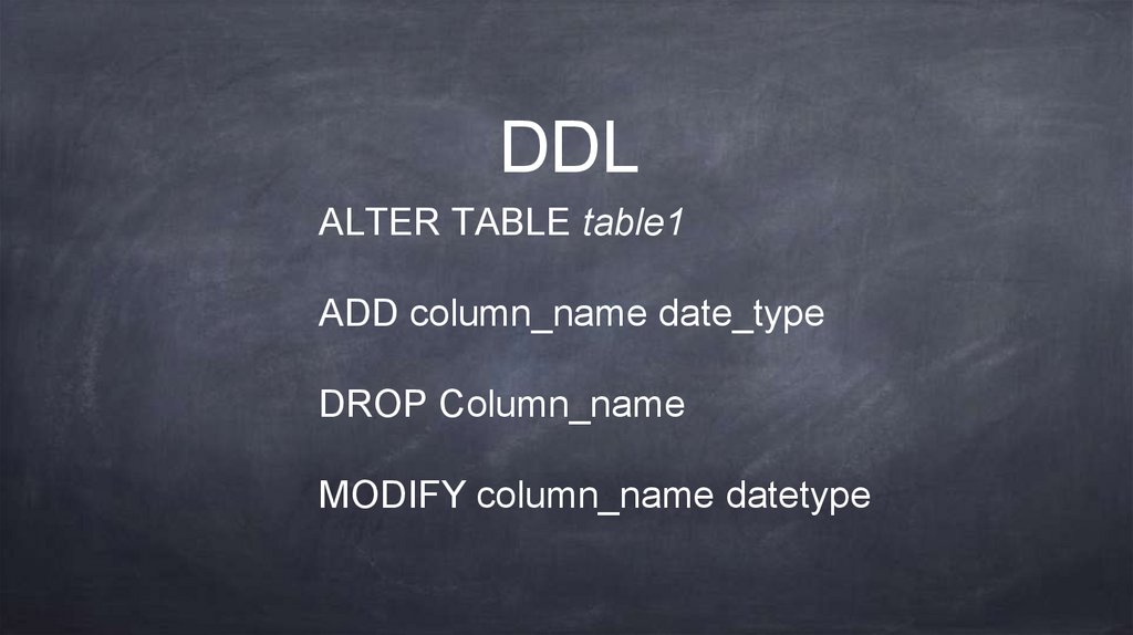 Sql с нуля лекция 2 презентация онлайн