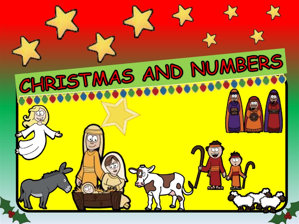 Christmas and numbers - презентация онлайн