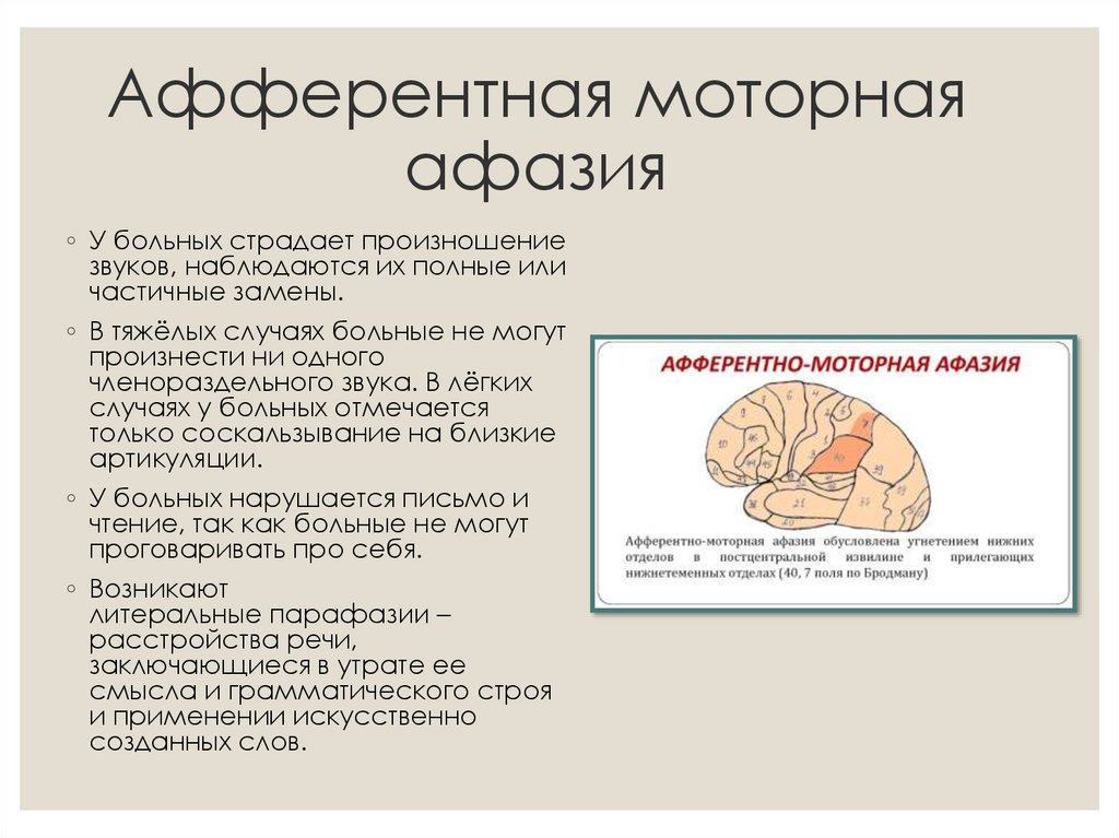 Афазии - презентация онлайн