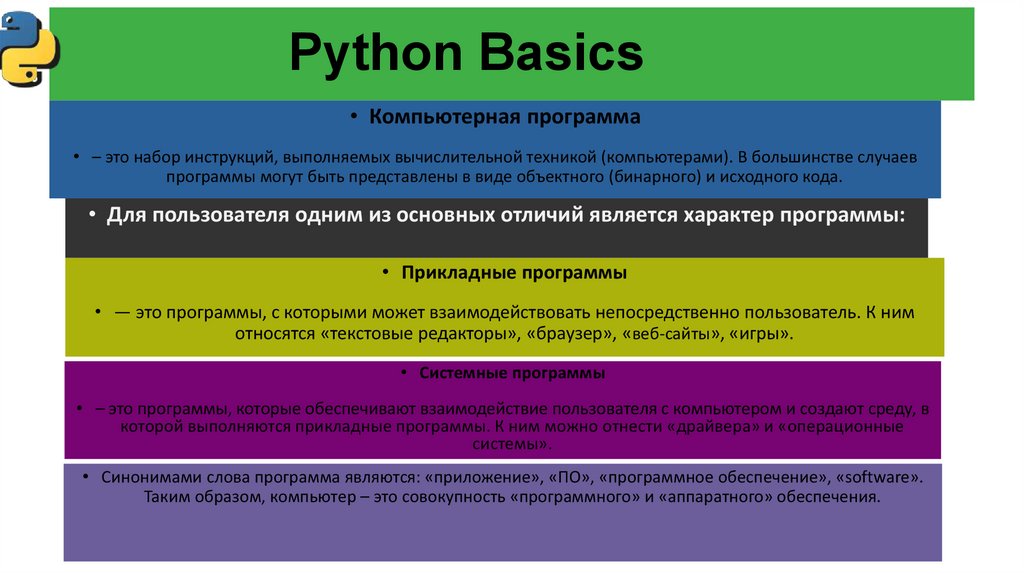 Python Basics - online presentation