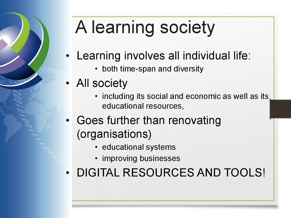 Succeeding in lifelong learning - презентация онлайн