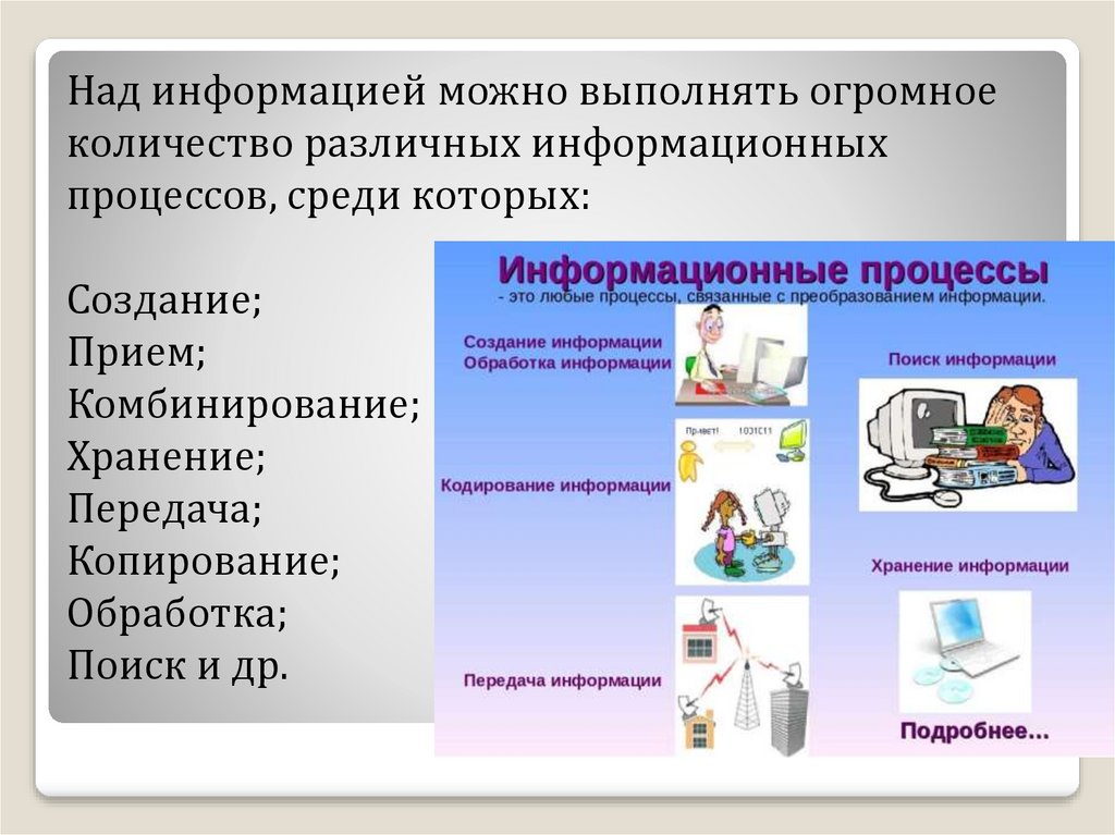 Понятие информации её основные типы и виды презентация онлайн
