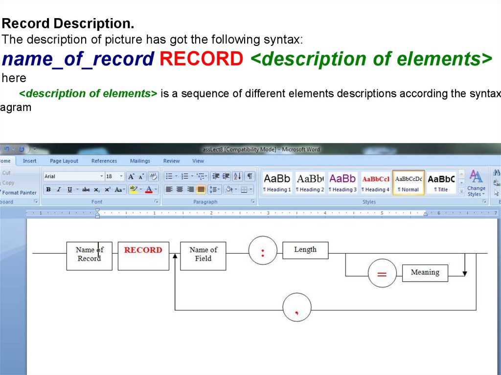 Structures and Records - презентация онлайн