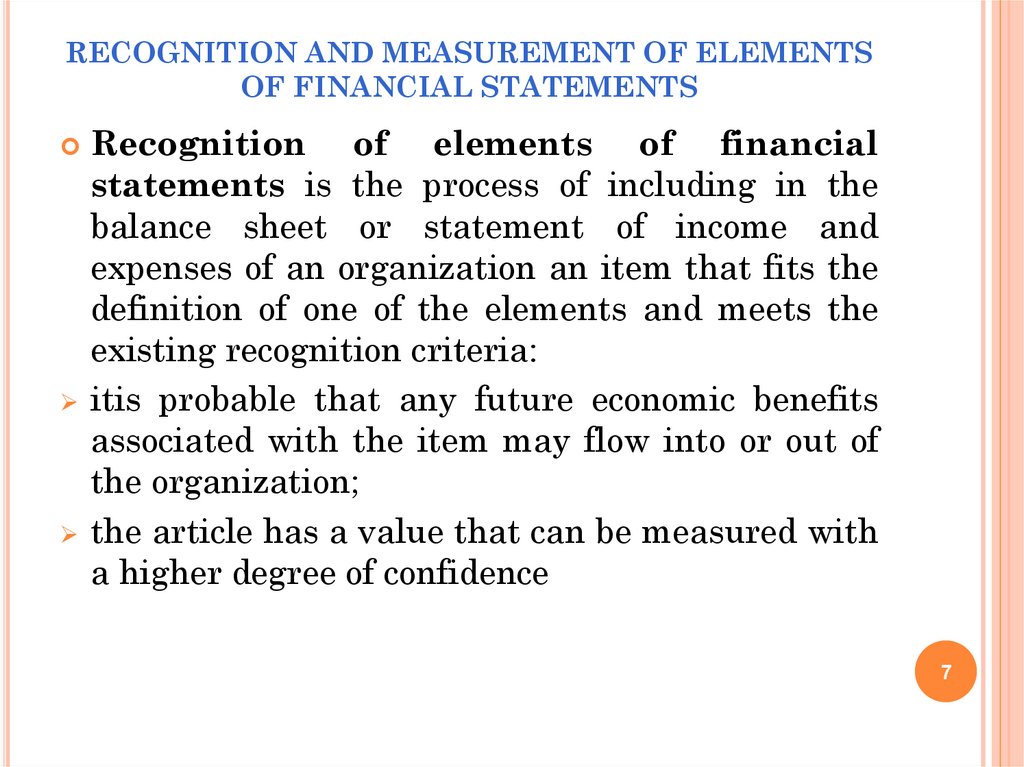 The Finances Of The Company Financial Statements Of The Company Online Presentation