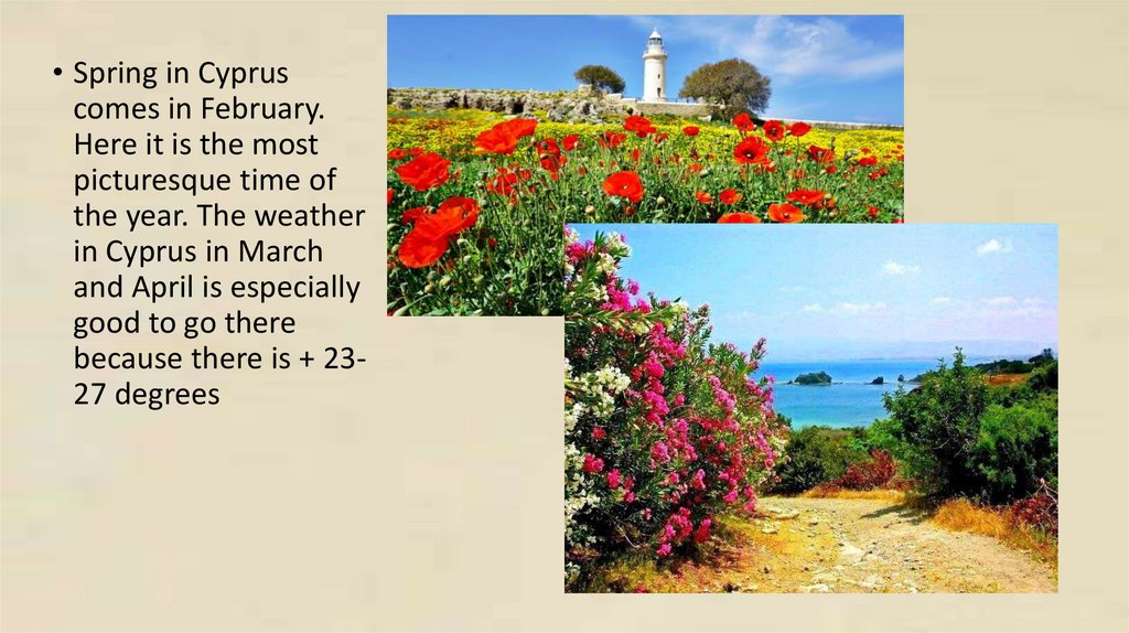 Weather in Cyprus - презентация онлайн